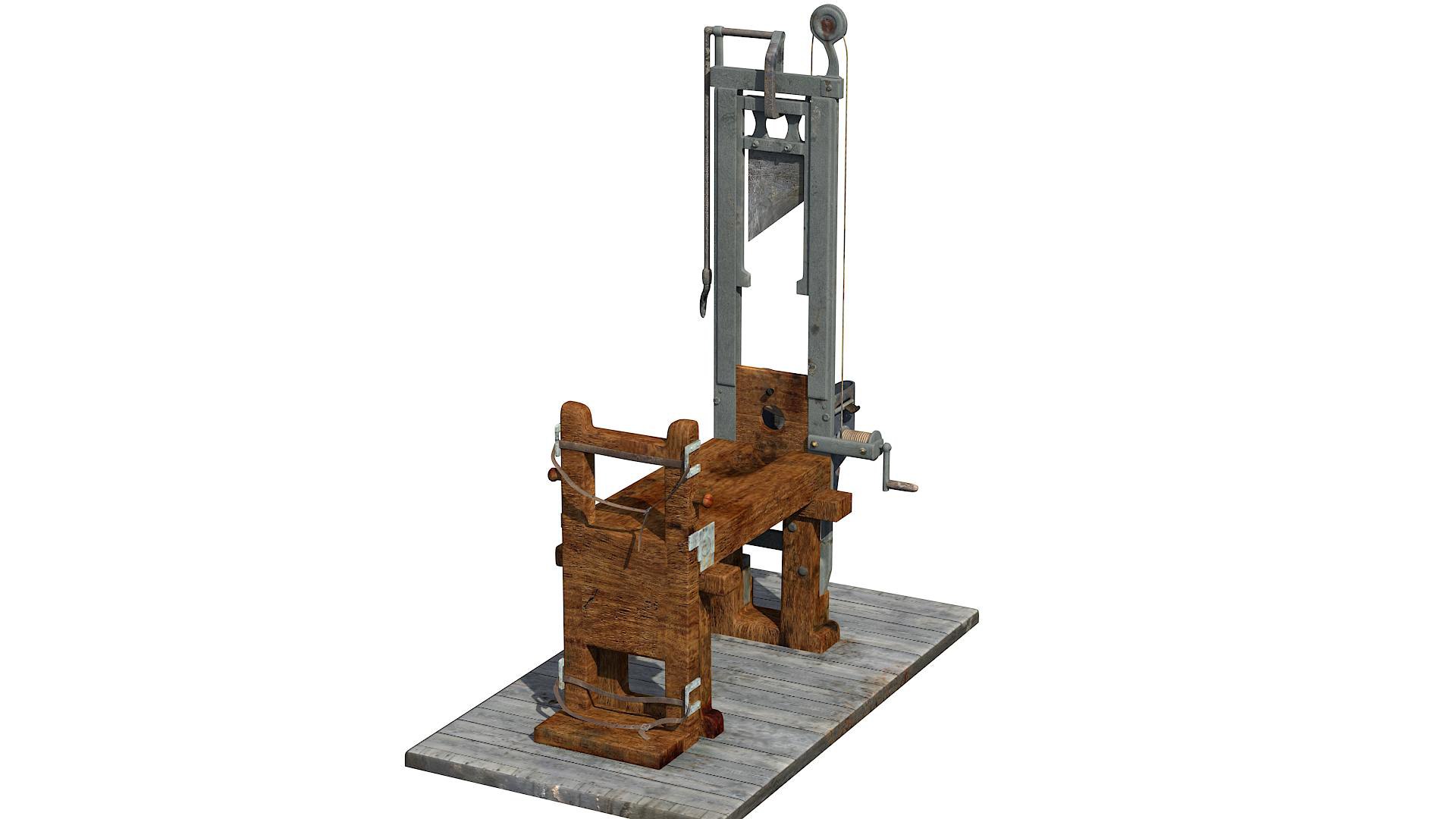3D model Guillotine Fallbeil-deutsche - TurboSquid 1896672