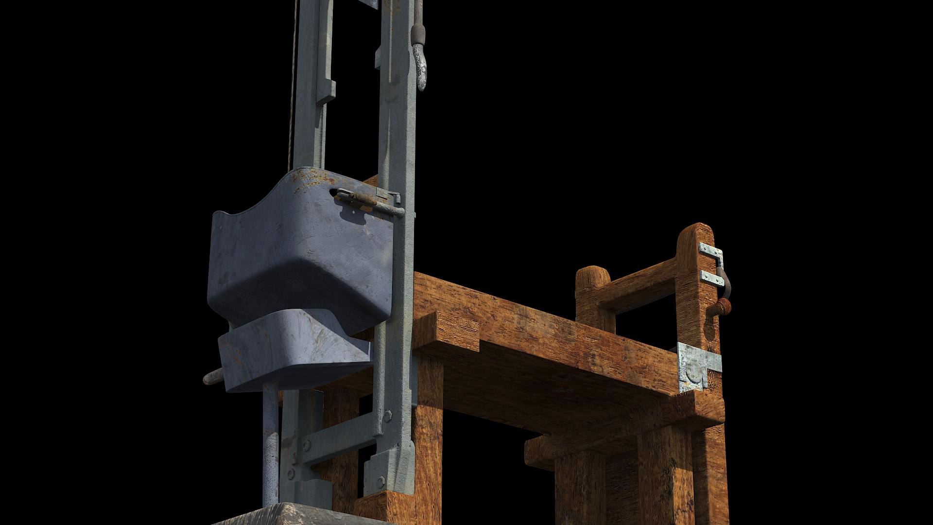 3D Model Guillotine Fallbeil-deutsche - TurboSquid 1896672