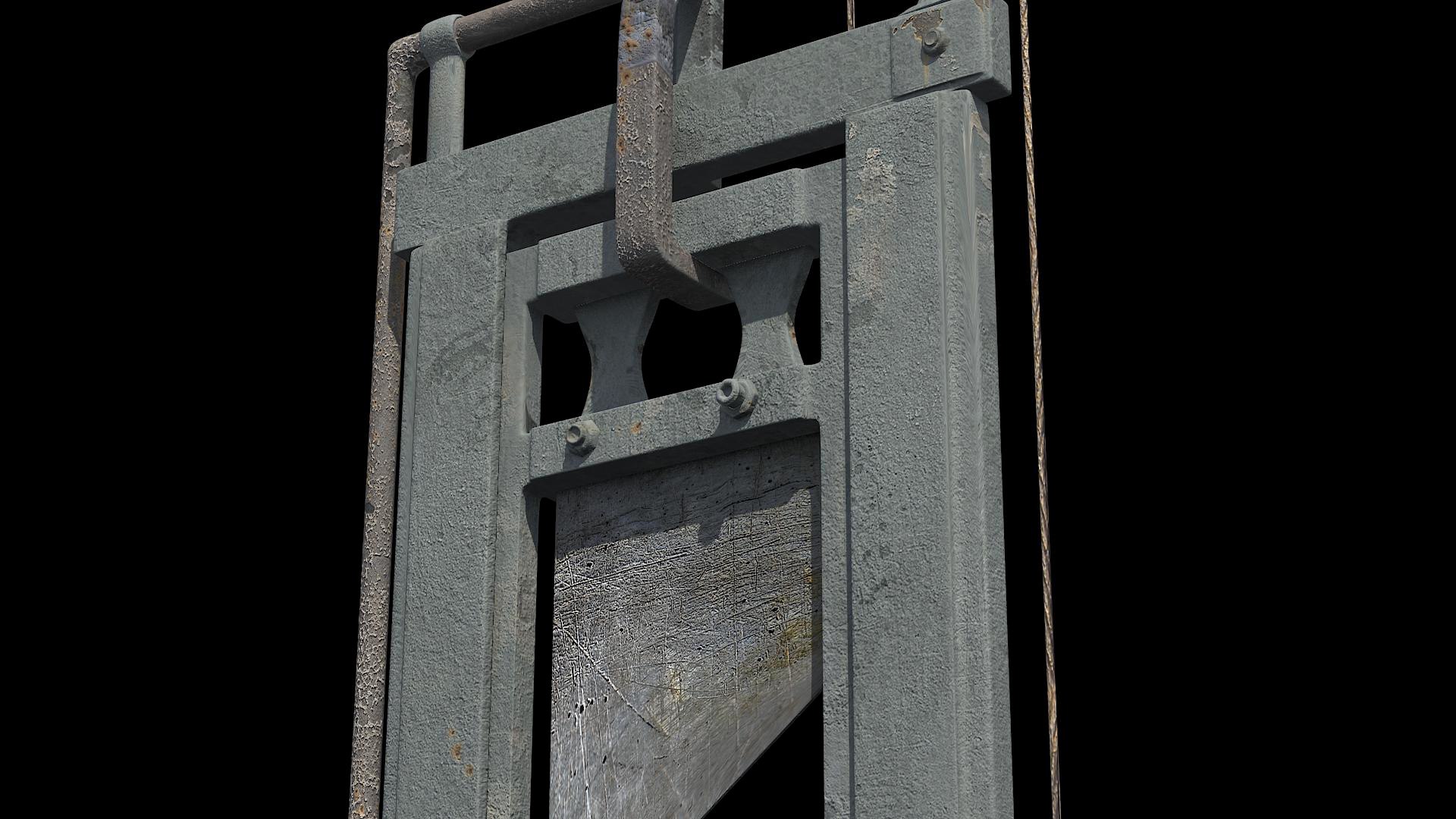 3D Model Guillotine Fallbeil-deutsche - TurboSquid 1896672