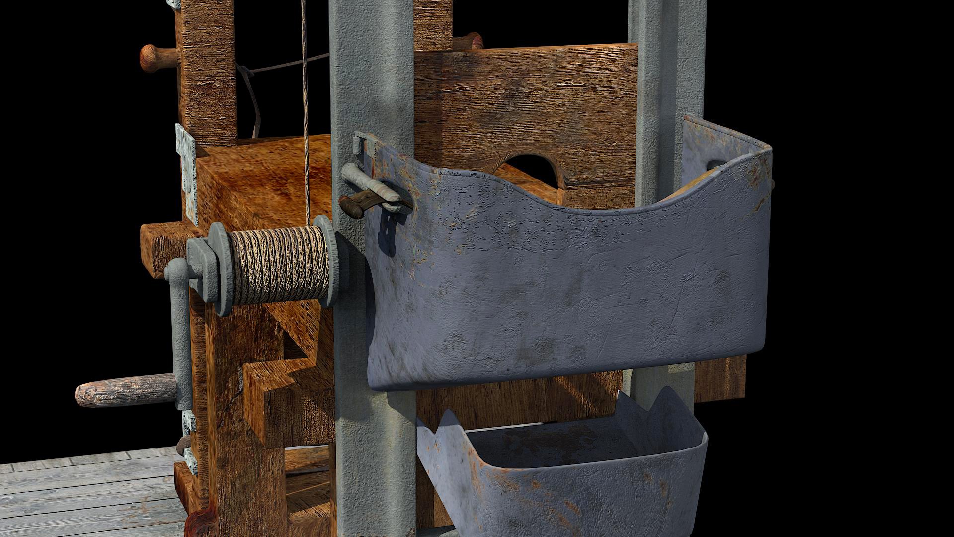 3D model Guillotine Fallbeil-deutsche - TurboSquid 1896672