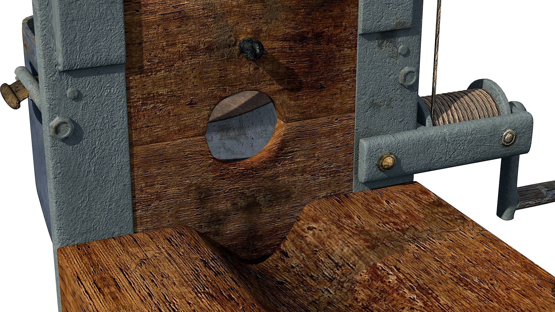 3D Model Guillotine Fallbeil-deutsche - TurboSquid 1896672