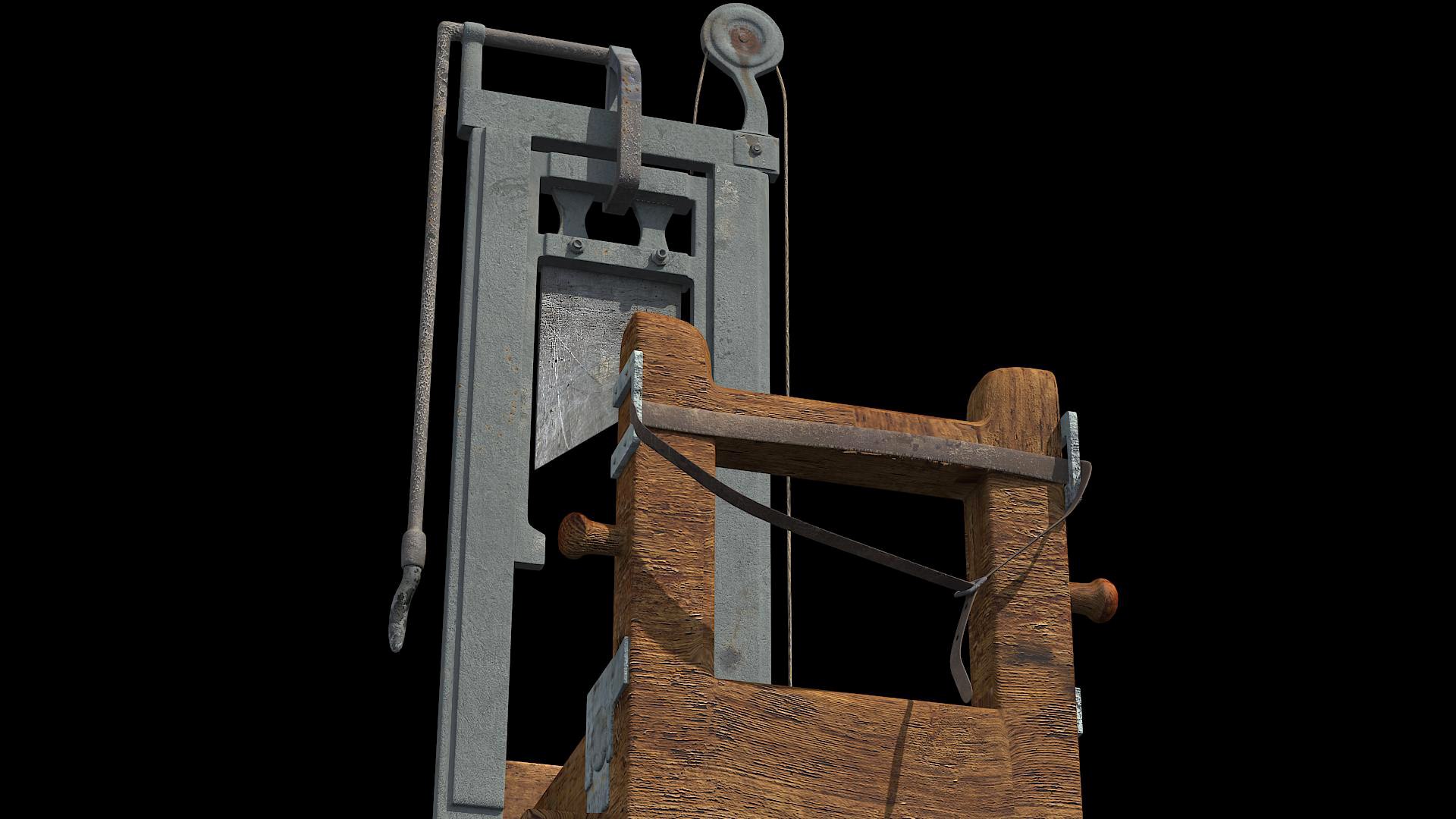 3D model Guillotine Fallbeil-deutsche - TurboSquid 1896672