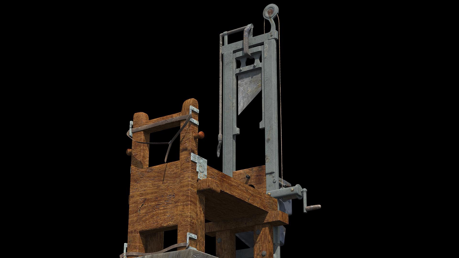 3D Model Guillotine Fallbeil-deutsche - TurboSquid 1896672