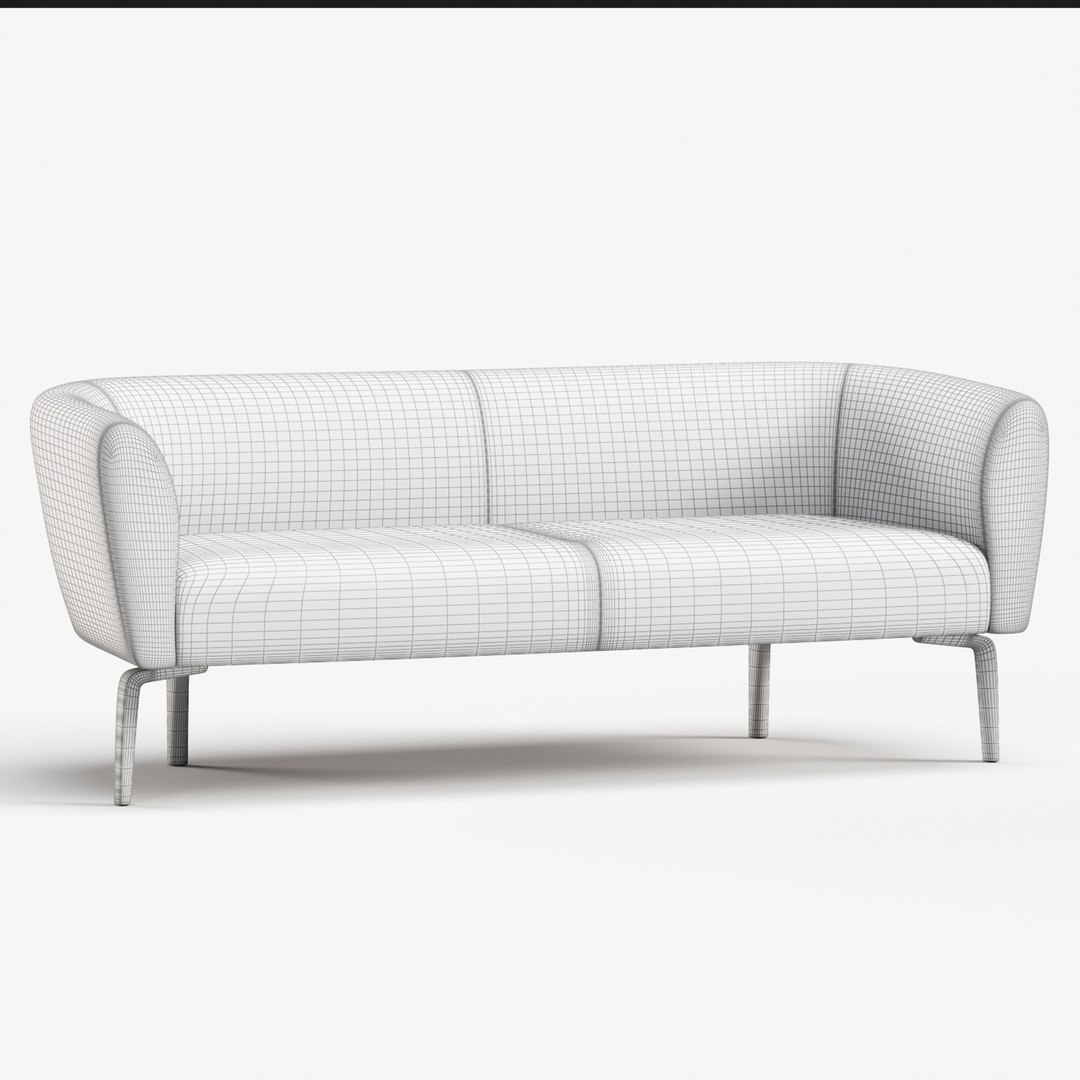 3D Modus Sofa April 2-Seater - TurboSquid 2399997