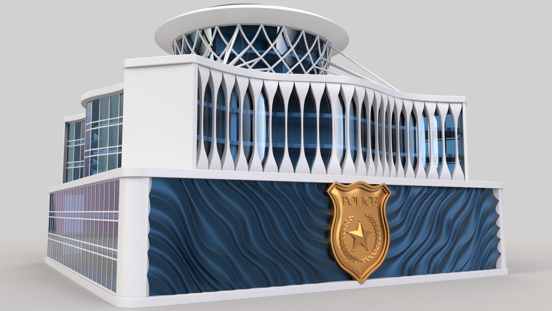 Metaverse Police Station X5 Concept model - TurboSquid 2018370