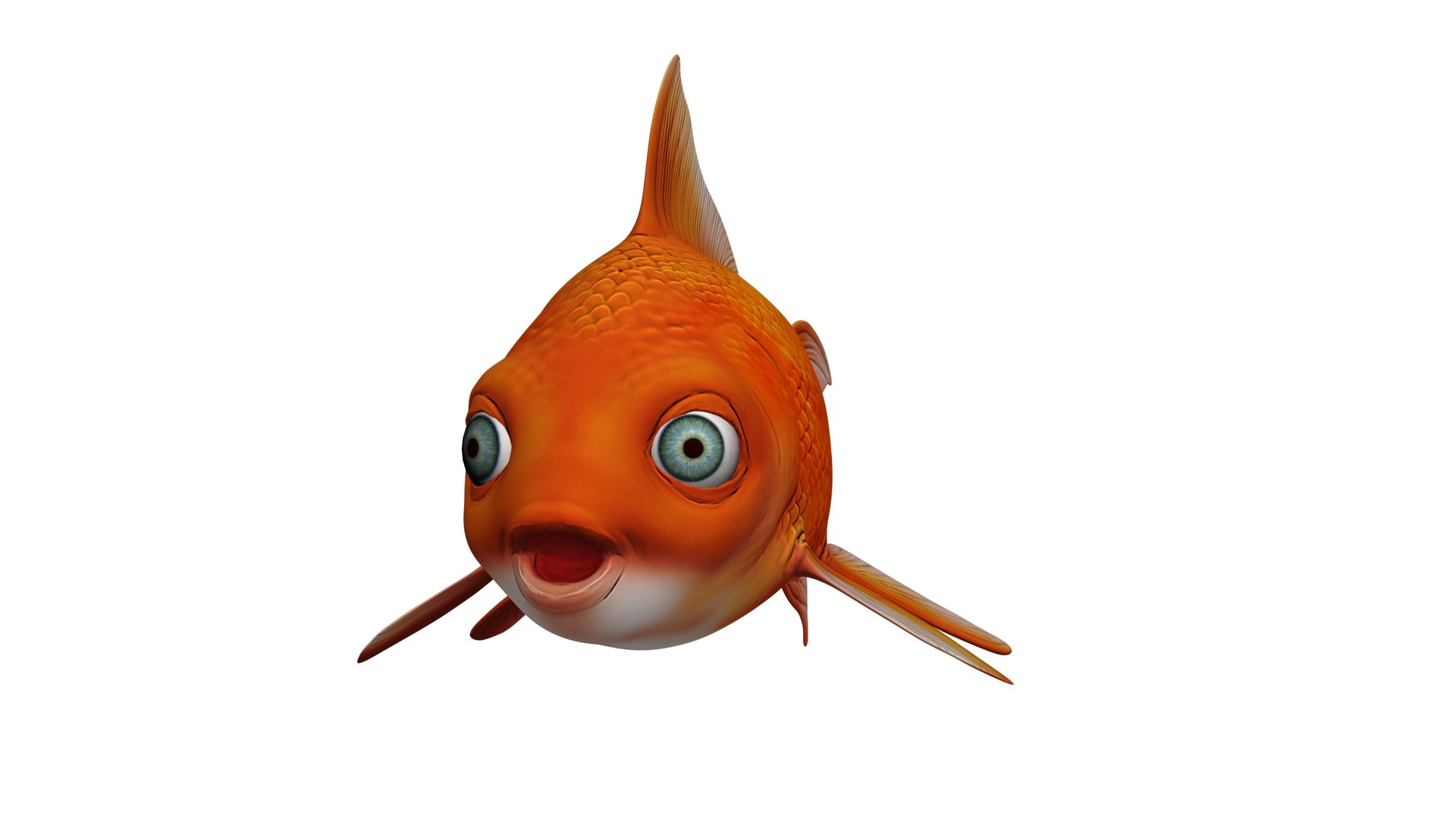 3D RedFishGoldFish - TurboSquid 1880259