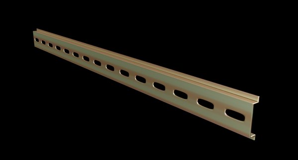 3D din rail model - TurboSquid 1318332