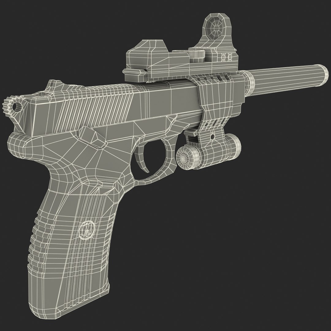 Toy Gun 3d Model