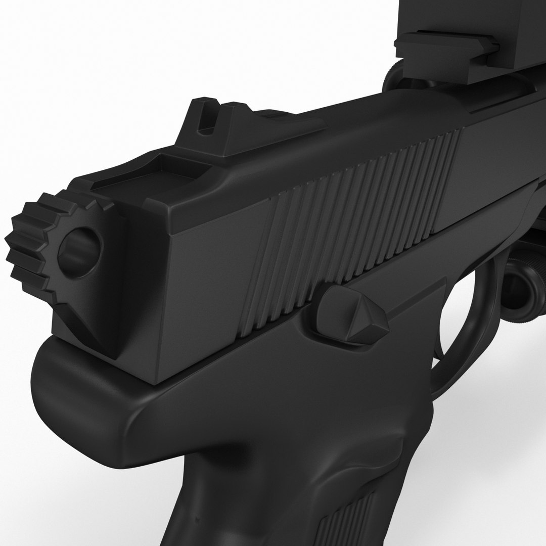 Toy Gun 3d Model