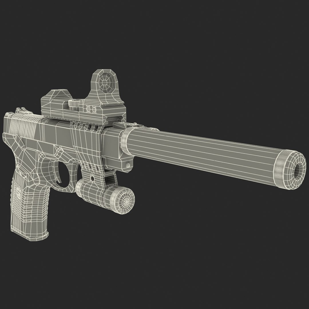 Toy Gun 3d Model