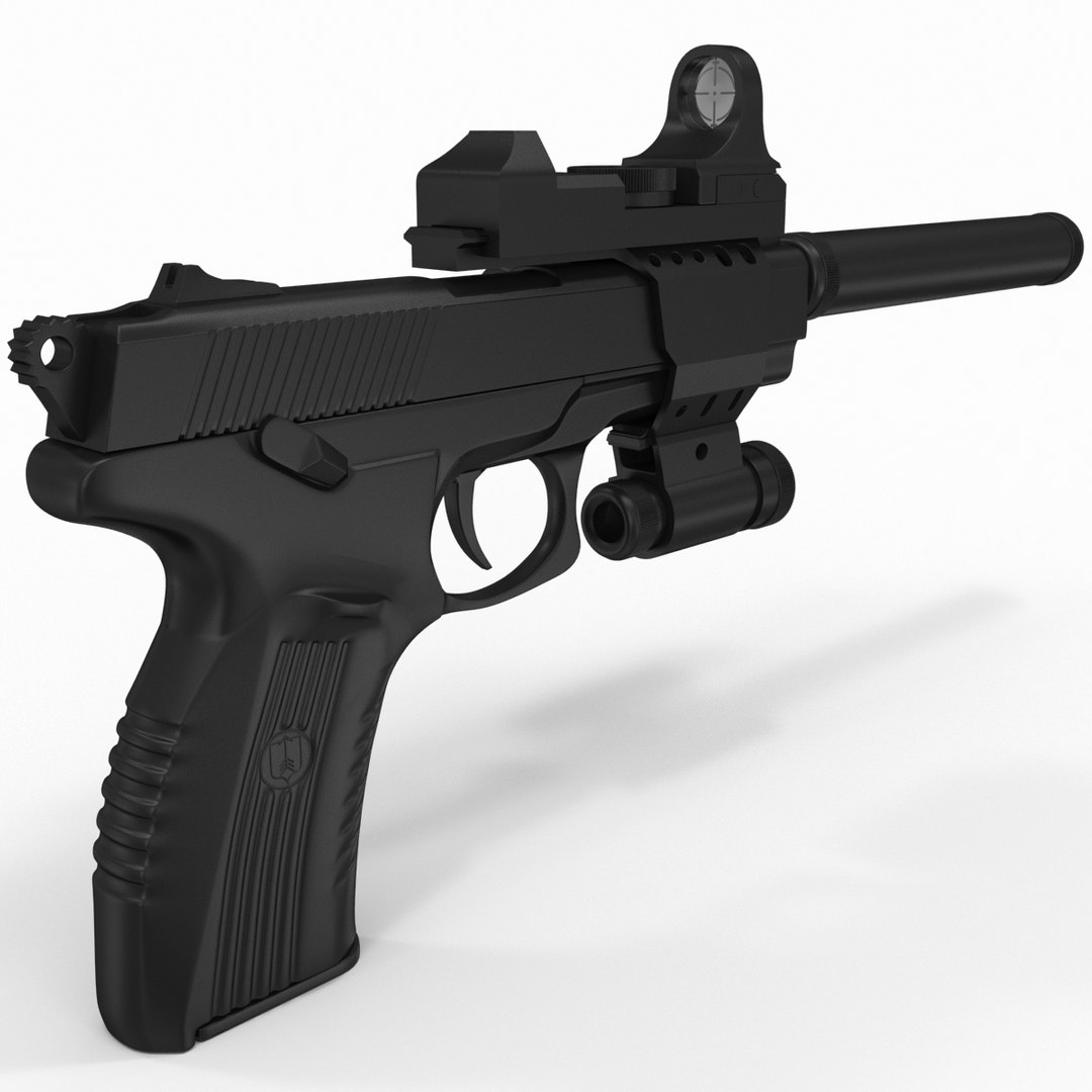 Toy Gun 3d Model