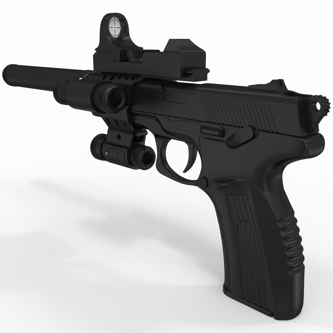Toy Gun 3d Model