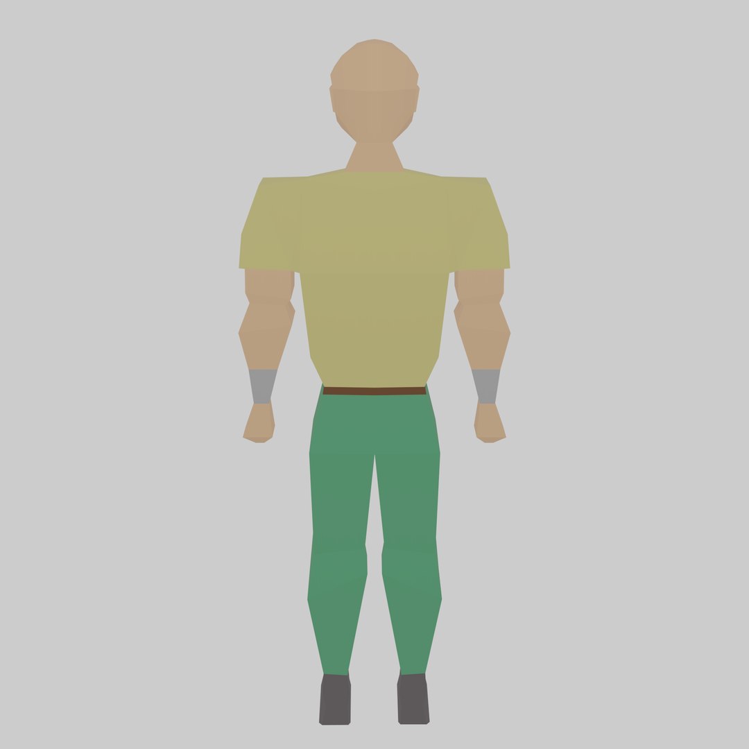 3D Runescape Character - TurboSquid 1672341