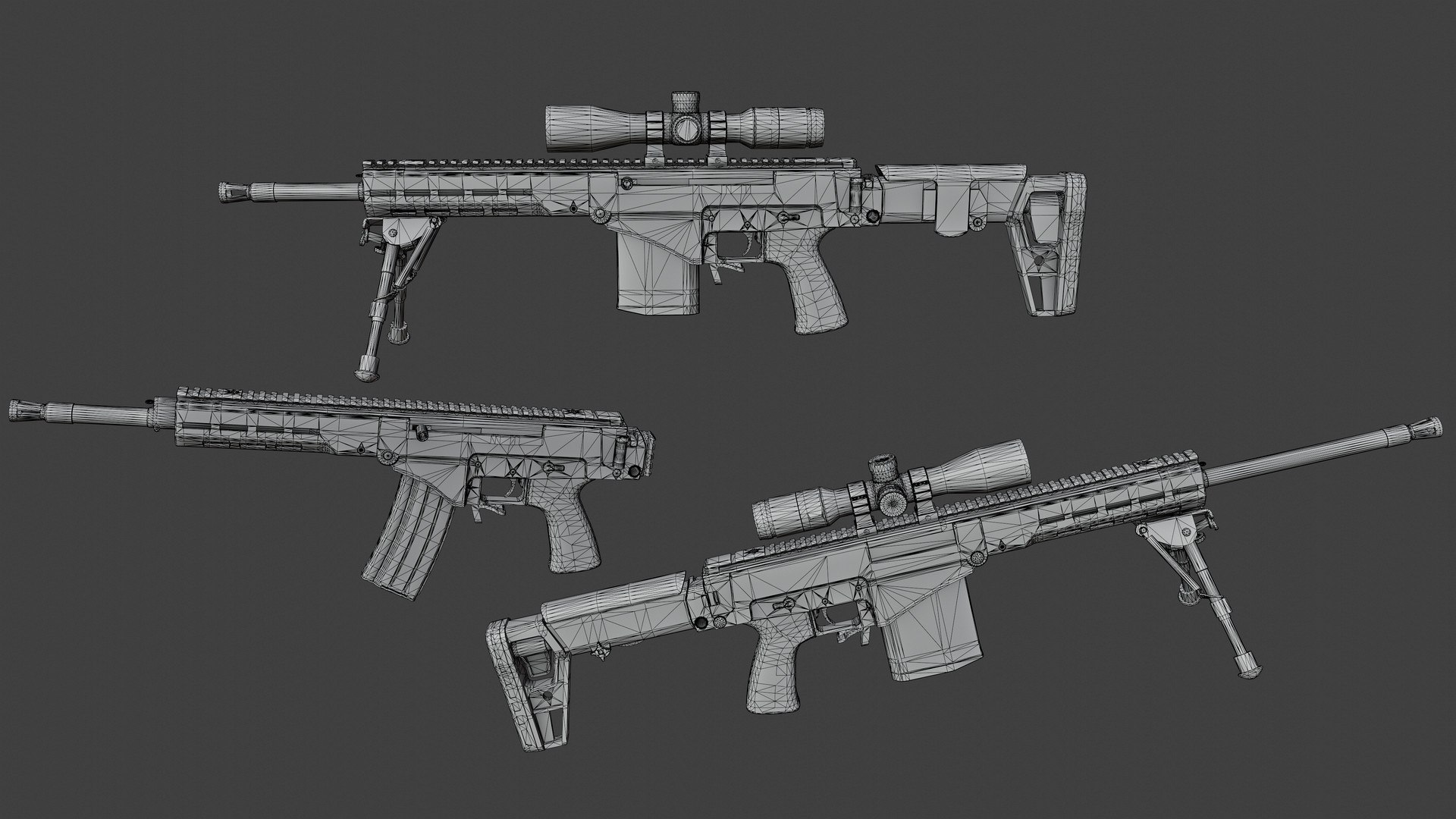 Chukavin SVch Sniper Rifle 3D - TurboSquid 2281535