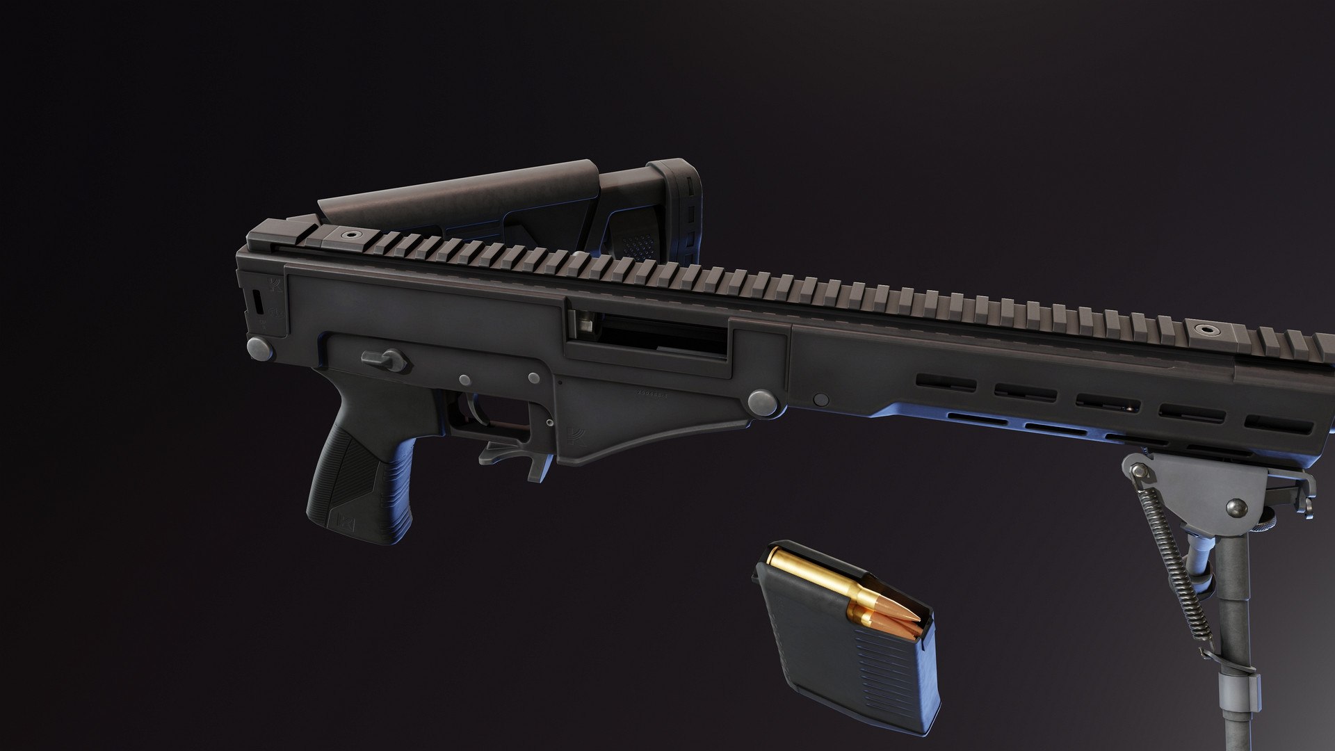 Chukavin SVch Sniper Rifle 3D - TurboSquid 2281535