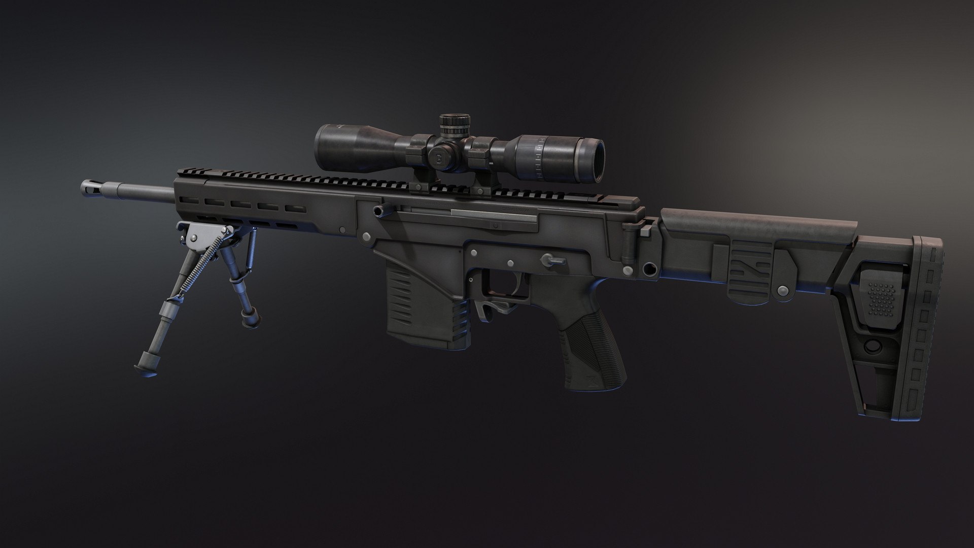Chukavin SVch Sniper Rifle 3D - TurboSquid 2281535