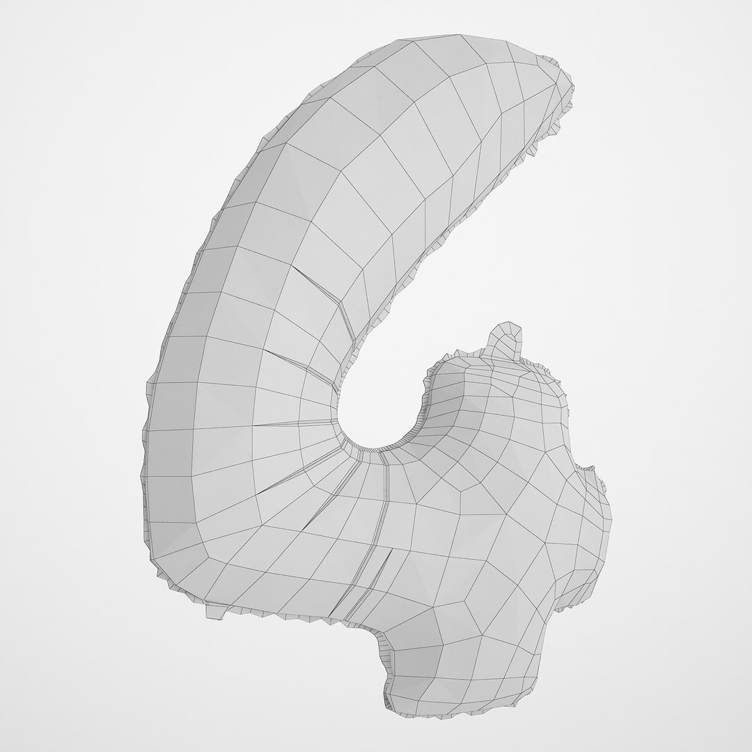 Foil Balloon Digit 3D Model - TurboSquid 1375982