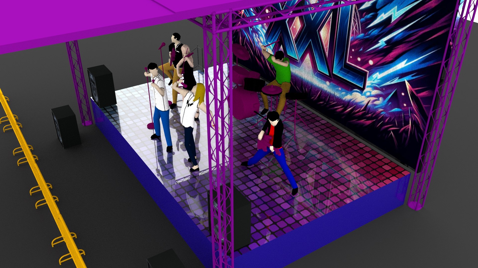 A High-Energy Music Concert Experience Model - TurboSquid 2516867