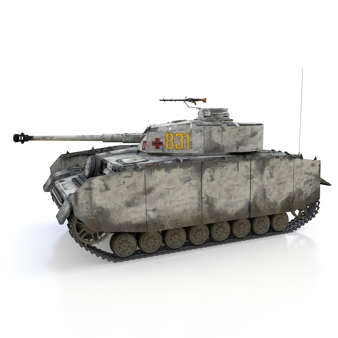 3D Model Panzer Iv Pzkpfw - TurboSquid 1290480