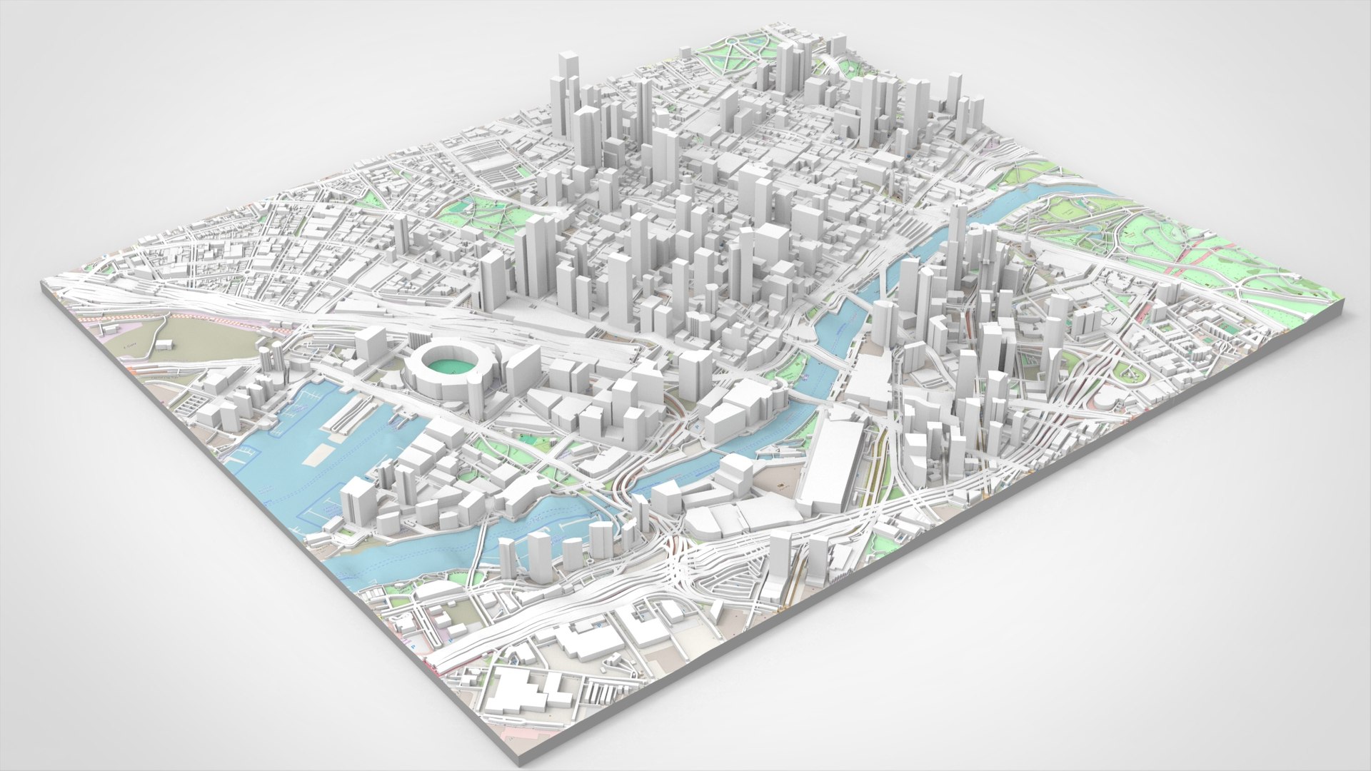Cityscape Melbourne Australia 3D Model - TurboSquid 2320174