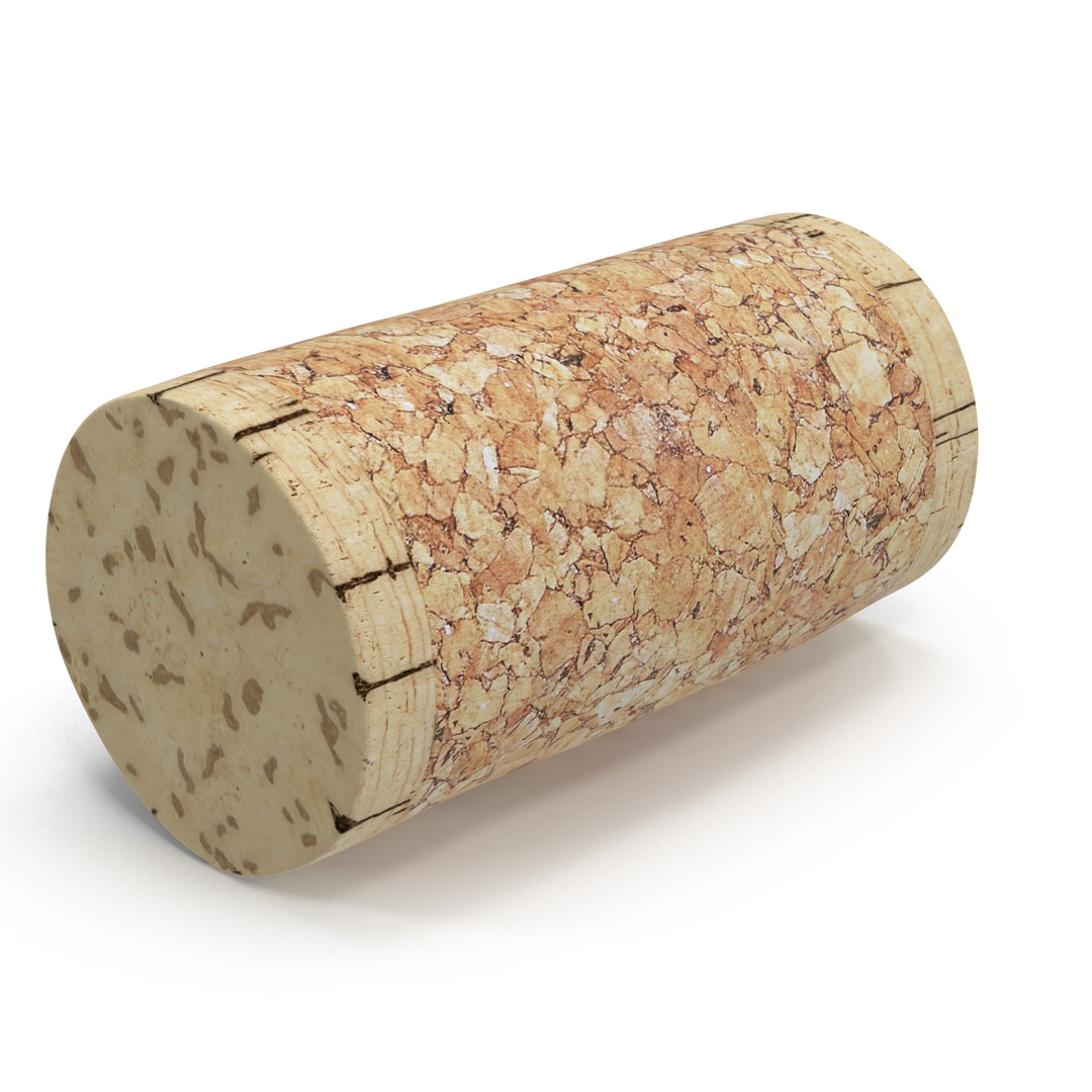 3d Wine Cork 3 Model