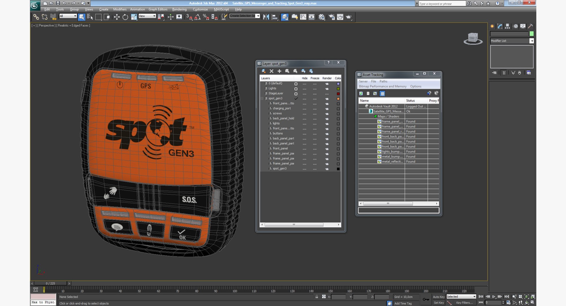 Satellite Gps Messenger Tracking 3D Model - TurboSquid 1188358