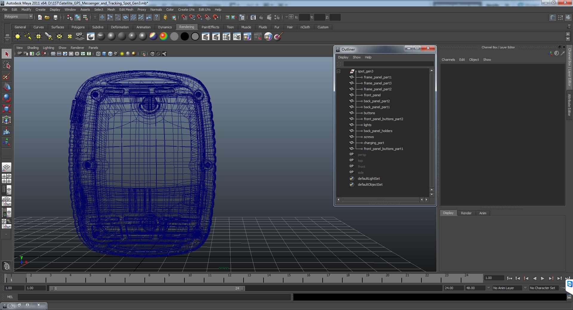 Satellite Gps Messenger Tracking 3D Model - TurboSquid 1188358