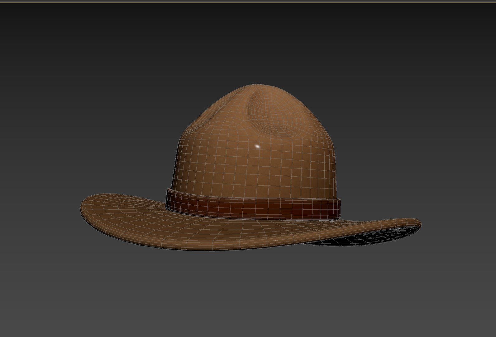 3D Hat032 Scout Hat model - TurboSquid 2160808