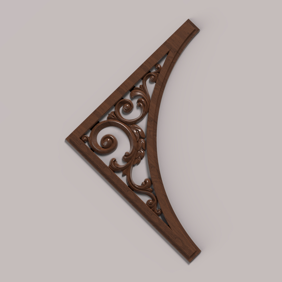 Corner decor carving 3D model - TurboSquid 1205382