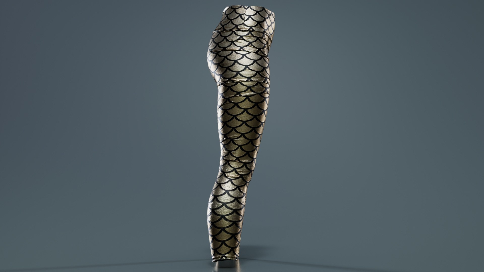 Fish Scale Leggings Remastered 3D Model - TurboSquid 2361847