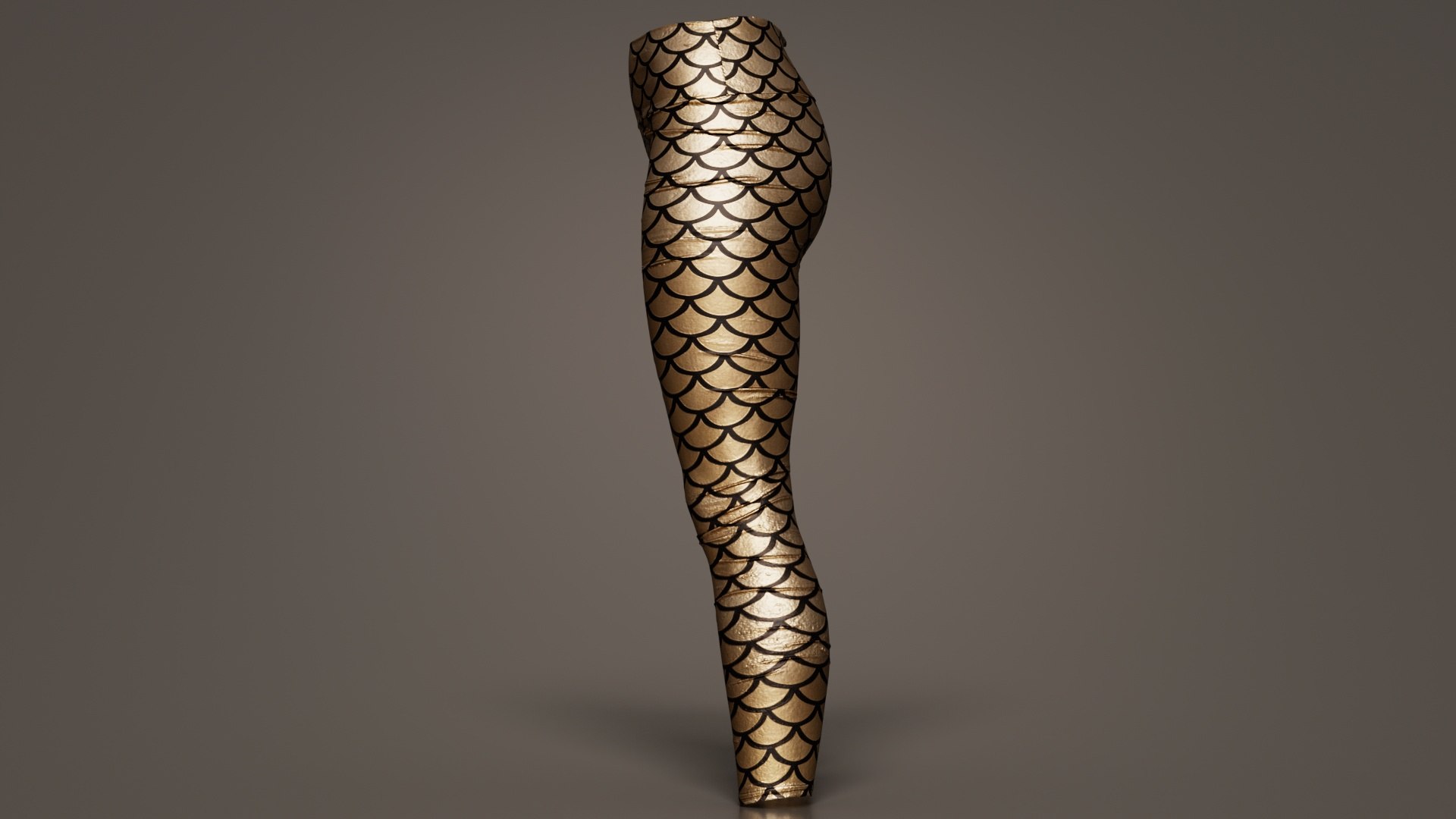 Fish Scale Leggings Remastered 3D Model - TurboSquid 2361847