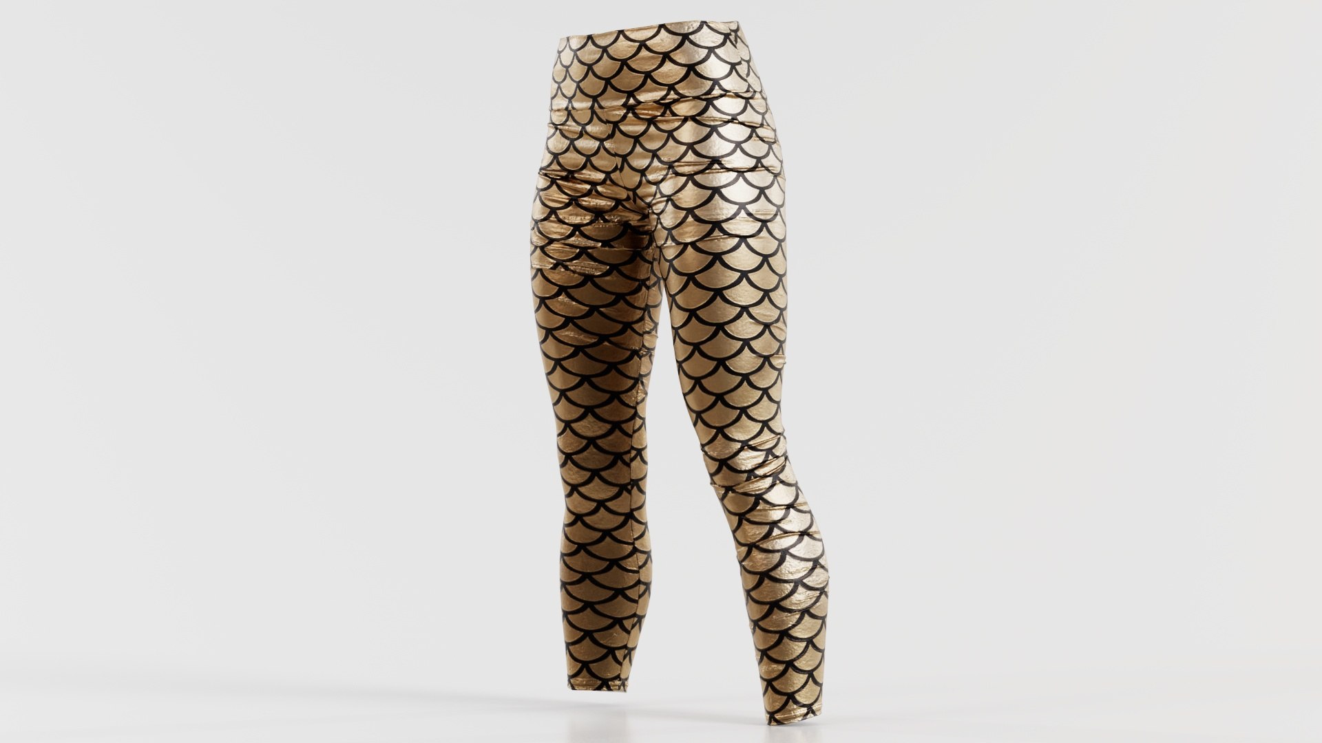 Fish Scale Leggings Remastered 3D Model - TurboSquid 2361847