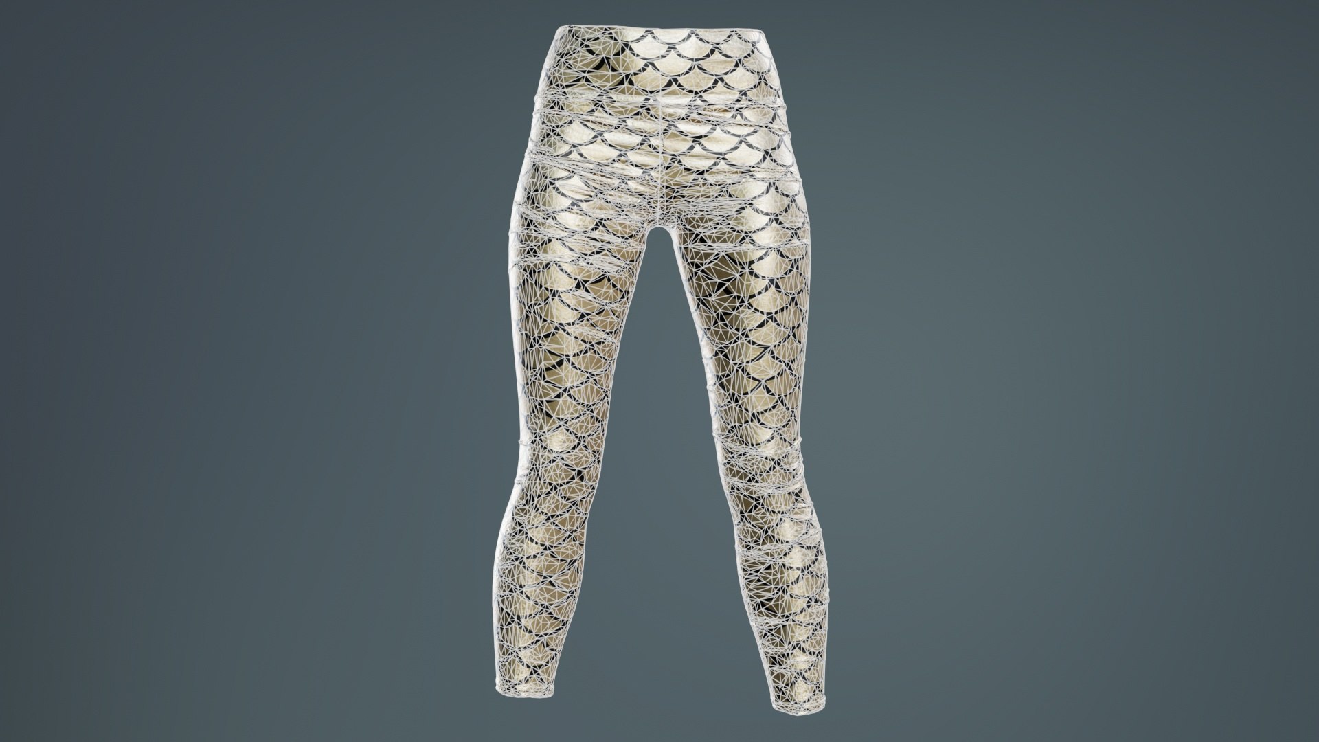Fish Scale Leggings Remastered 3D Model - TurboSquid 2361847