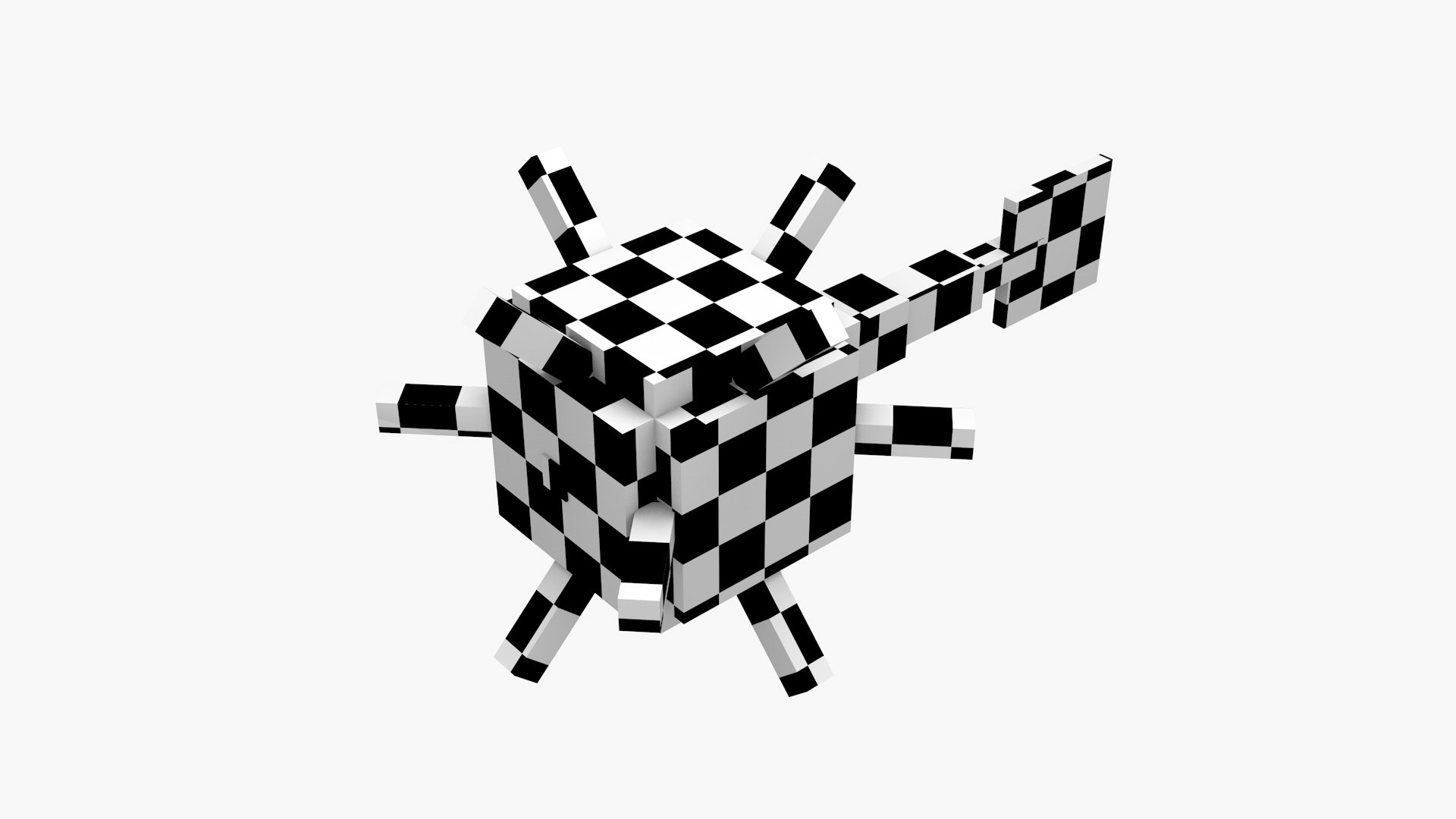 Elder Guardian Minecraft 3D Model - TurboSquid 2388771