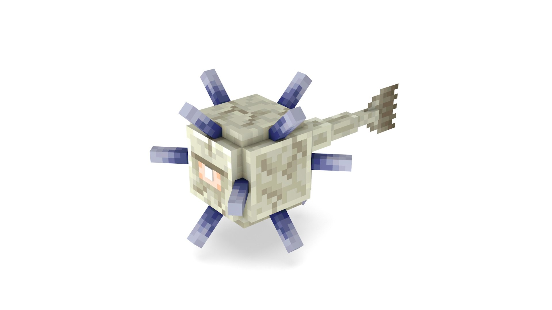 Elder Guardian Minecraft 3D Model - TurboSquid 2388771