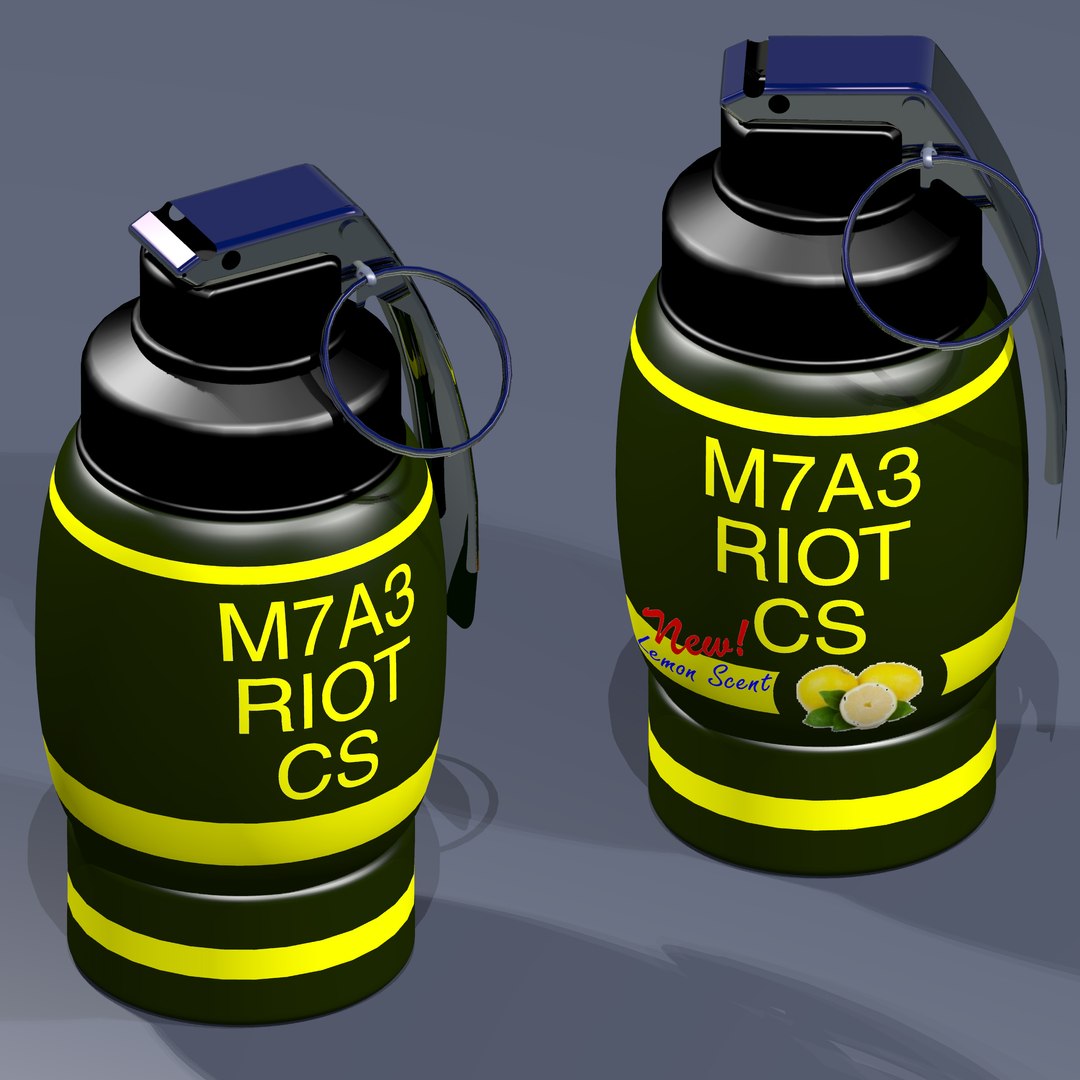 Riot Tear Gas Grenade 3ds