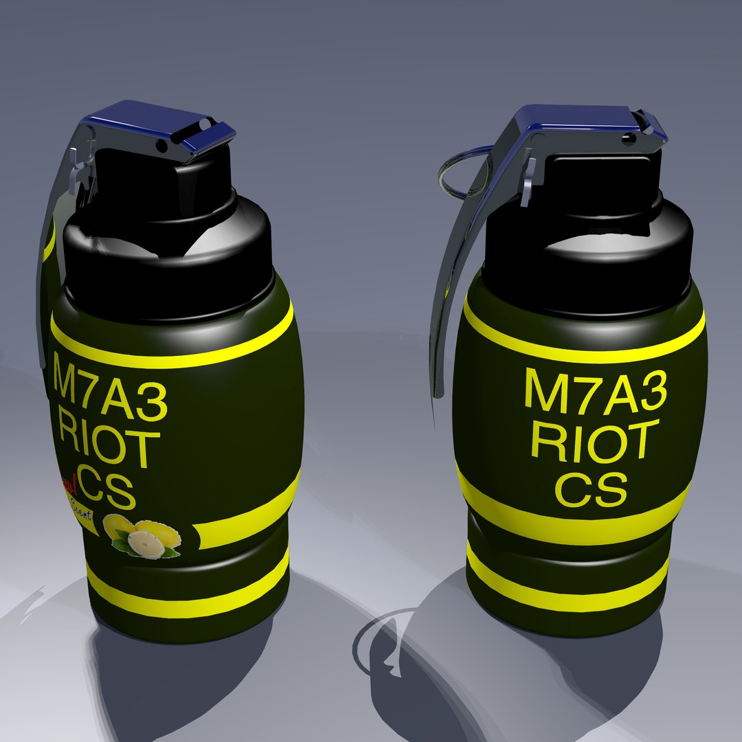 Riot Tear Gas Grenade 3ds