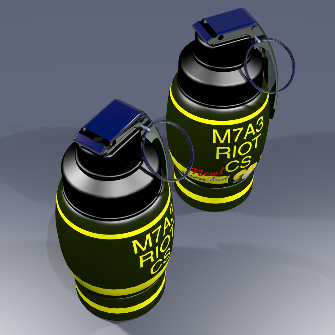 Riot Tear Gas Grenade 3ds