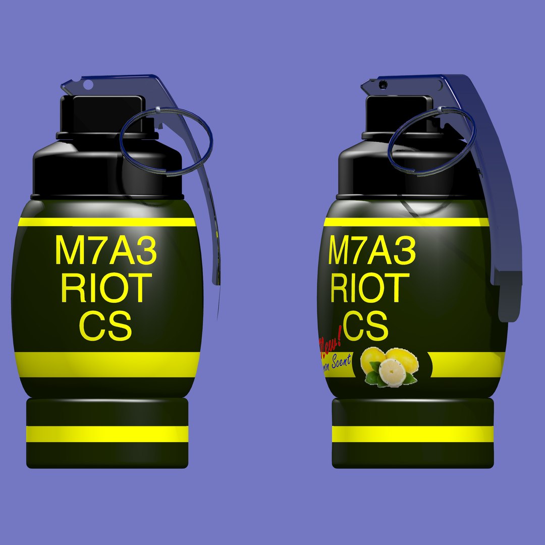 Riot Tear Gas Grenade 3ds