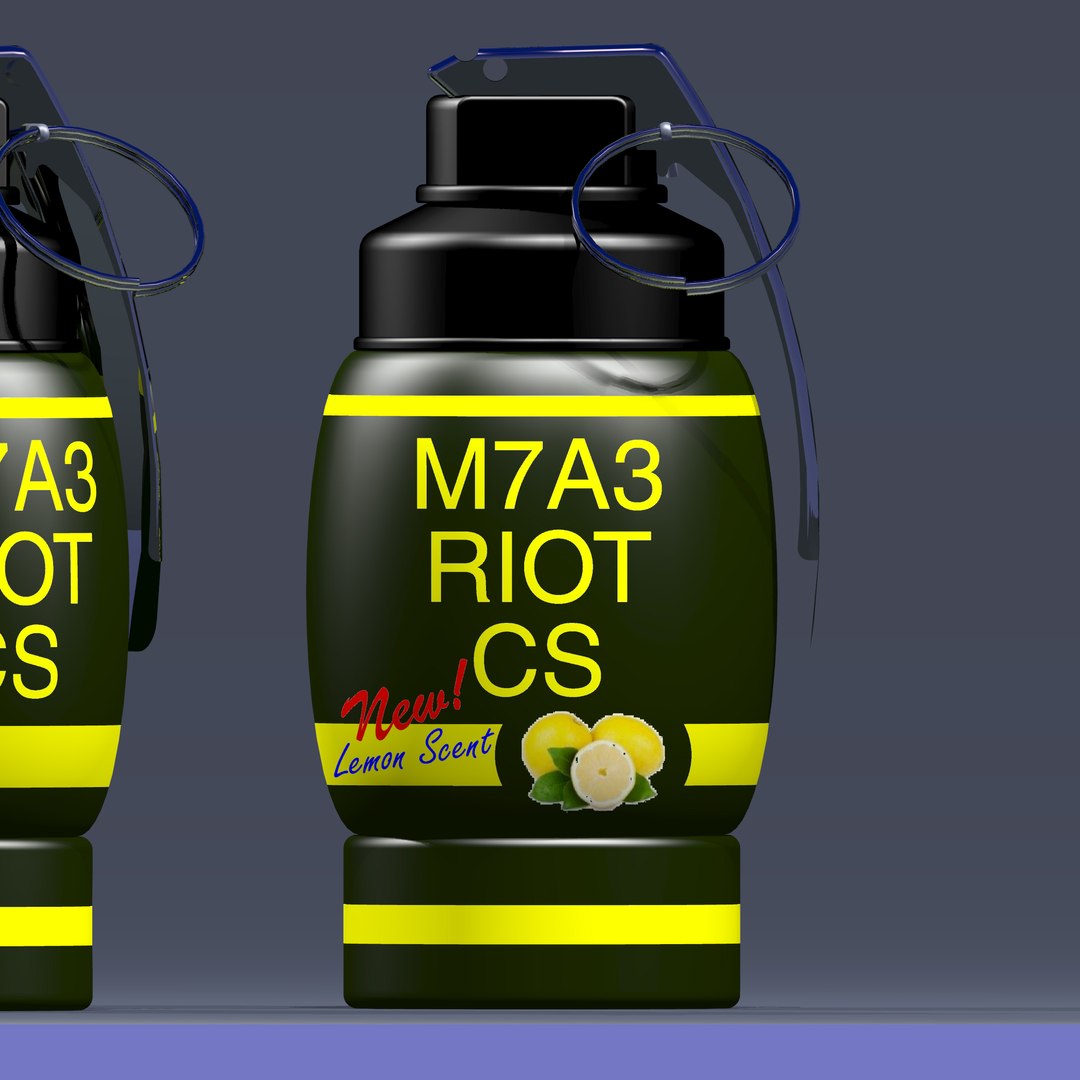 Riot Tear Gas Grenade 3ds