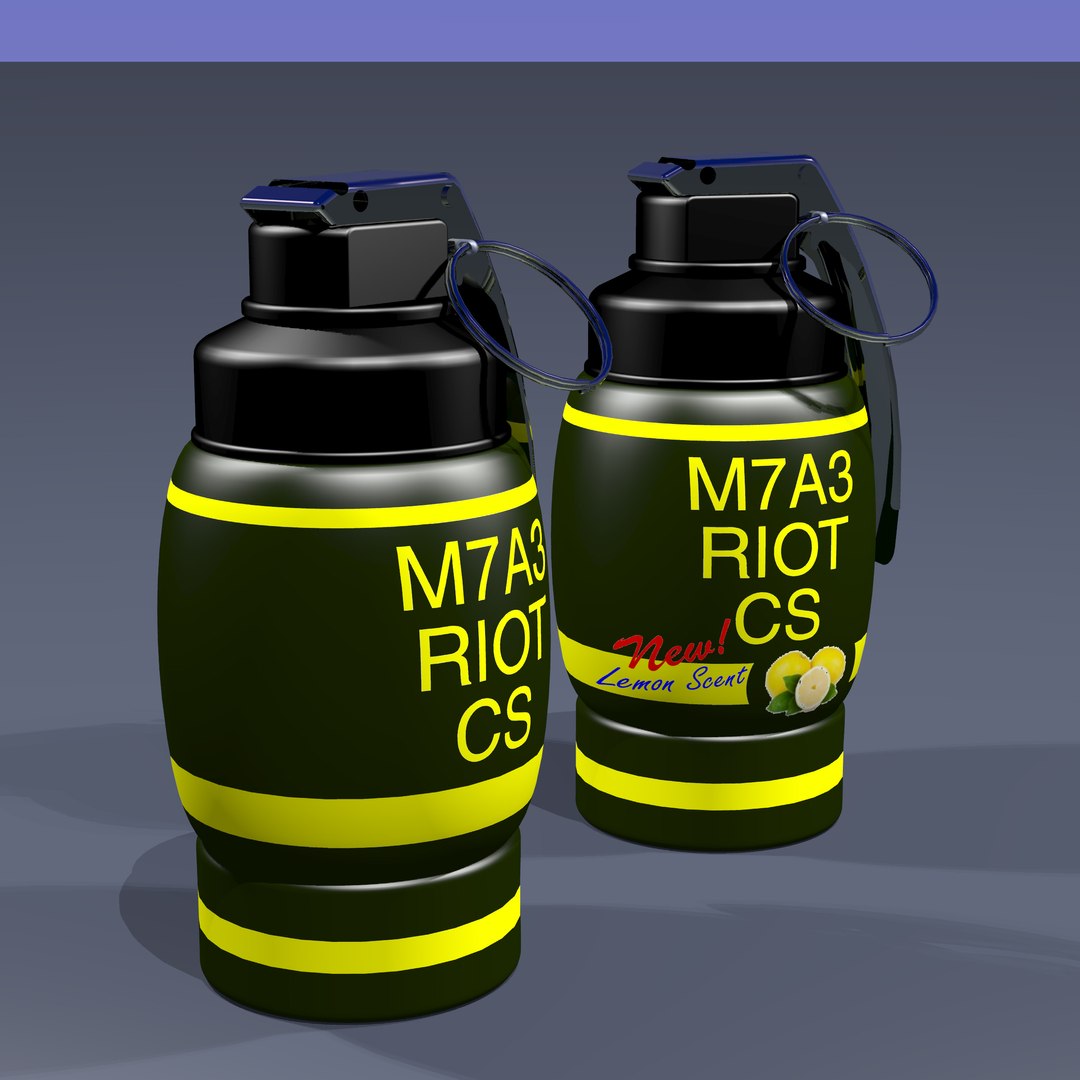 Riot Tear Gas Grenade 3ds
