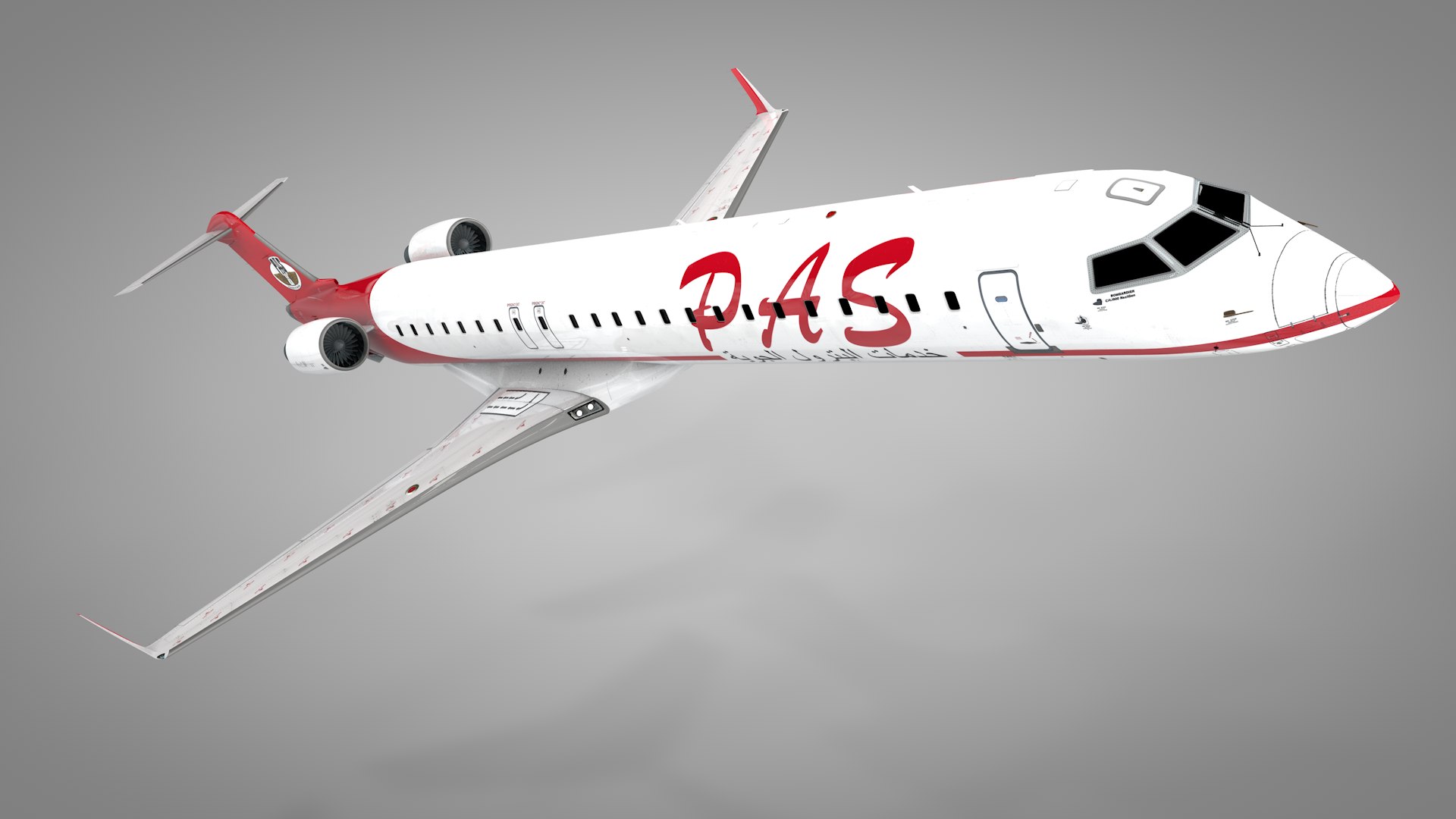 3D Petroleum Air Services PAS BOMBARDIER CRJ 900 L2121 - TurboSquid 2210999