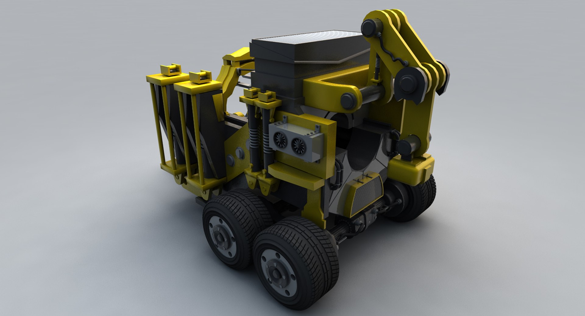 Designs heavy duty machine 3D model - TurboSquid 1264253
