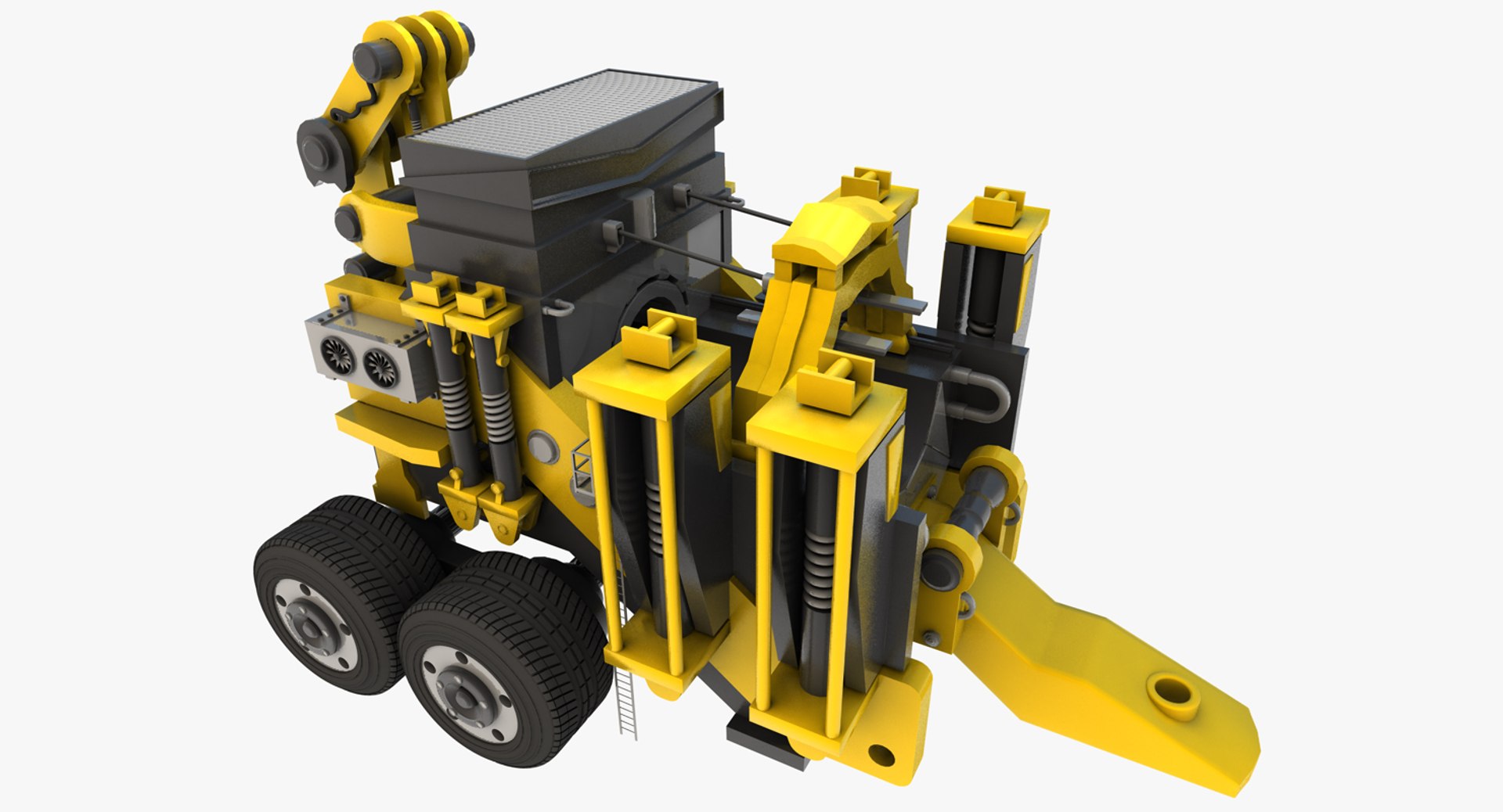 Designs heavy duty machine 3D model - TurboSquid 1264253