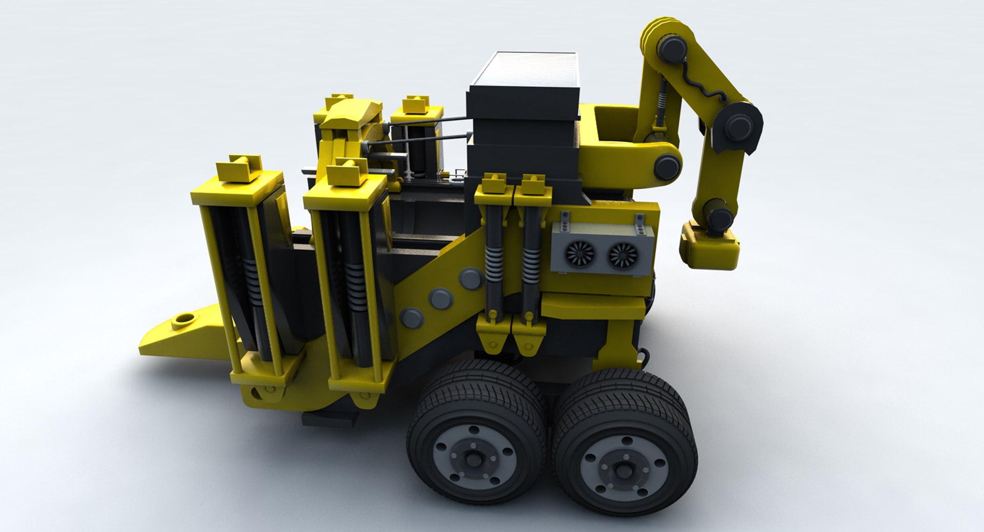 Designs heavy duty machine 3D model - TurboSquid 1264253