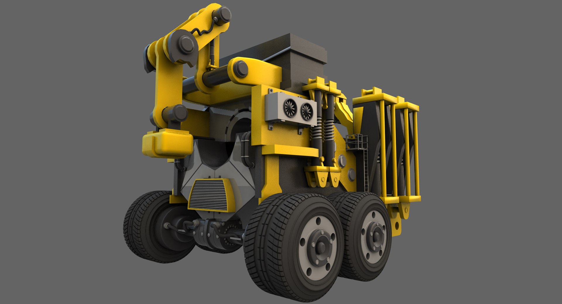 Designs heavy duty machine 3D model - TurboSquid 1264253