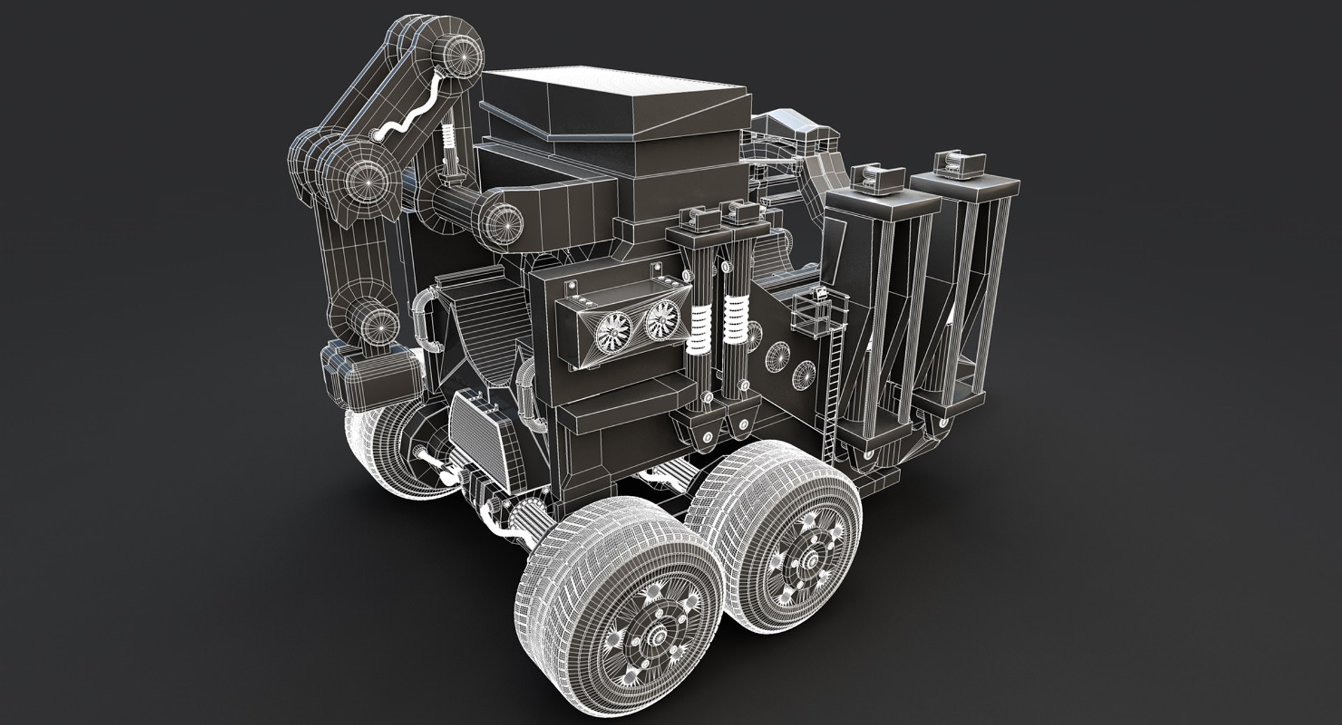 Designs heavy duty machine 3D model - TurboSquid 1264253