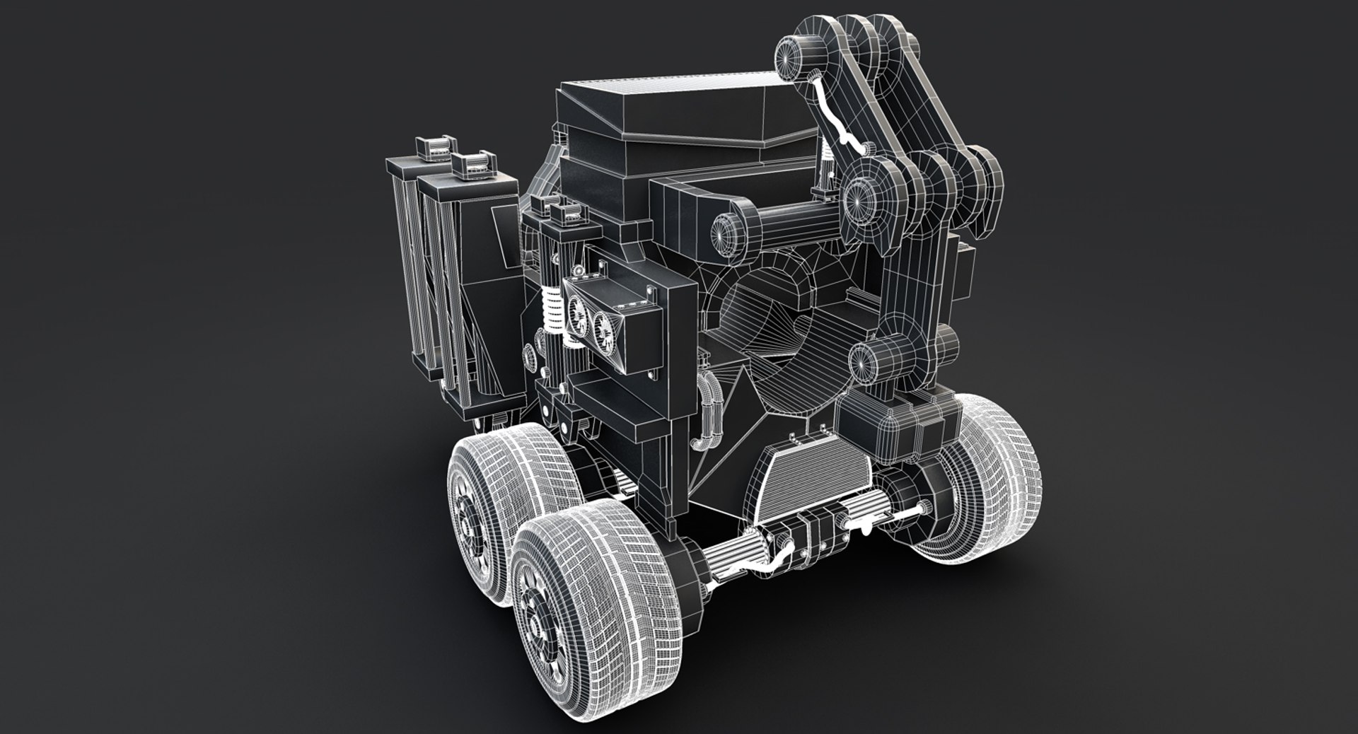 Designs heavy duty machine 3D model - TurboSquid 1264253