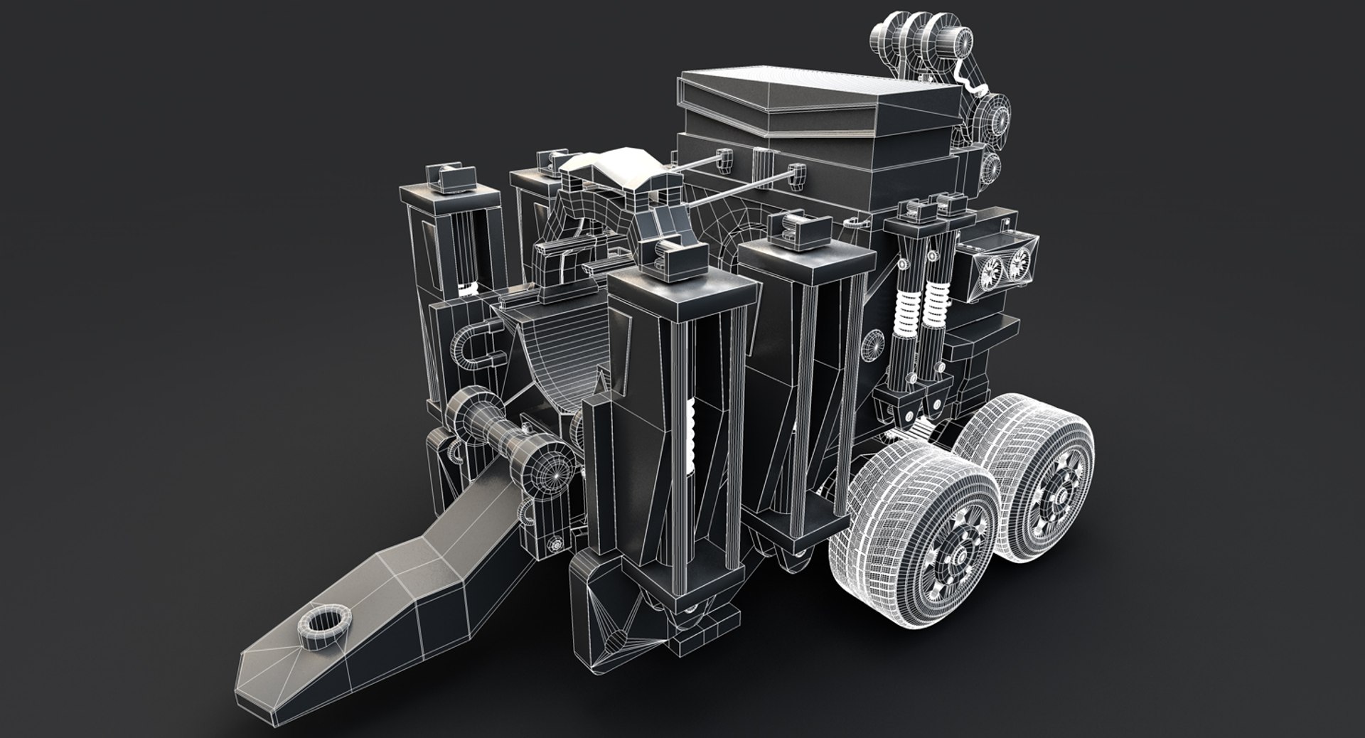 Designs heavy duty machine 3D model - TurboSquid 1264253
