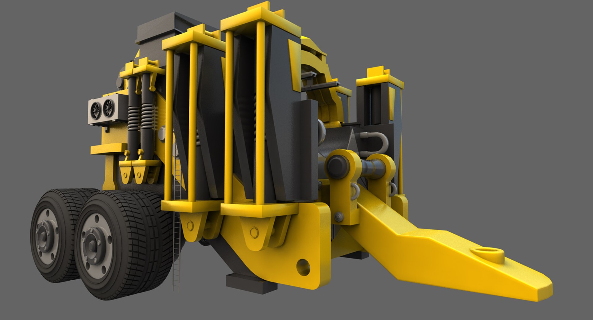 Designs heavy duty machine 3D model - TurboSquid 1264253